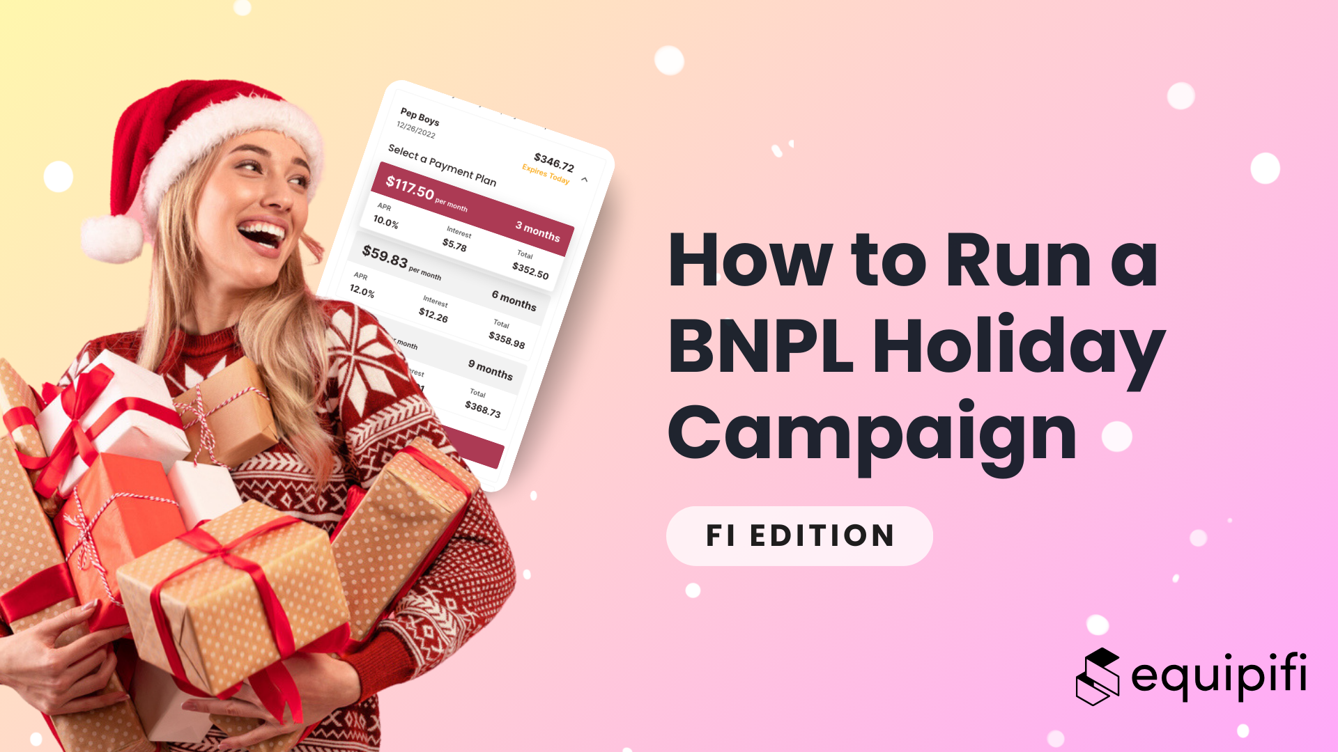 Sign Up for BNPL Holiday Campaign Guide